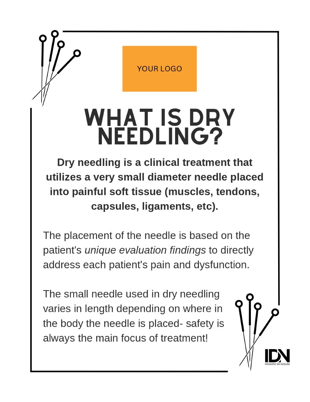 Dry Needling Patient Marketing - Integrative Dry Needling